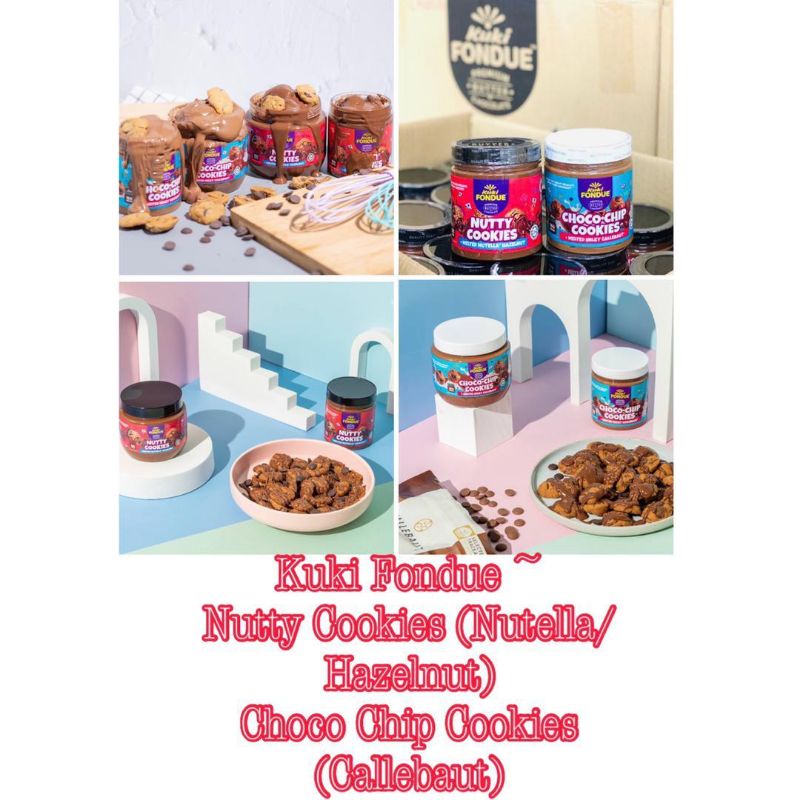 KUKI FONDUE- Nutty Cookies (Nutella/Hazelnut) | Shopee Malaysia