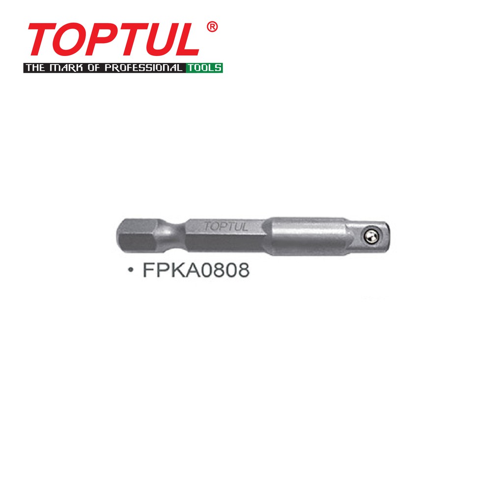 TOPTUL Hex Shank Socket Adapter Blister FPKA Series (1/4") | Shopee ...