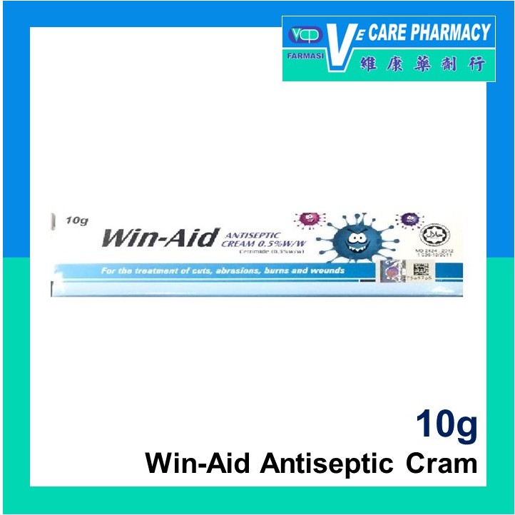 Win-Aid Antiseptic Cream 10g (Exp: 06/2027) | Shopee Malaysia