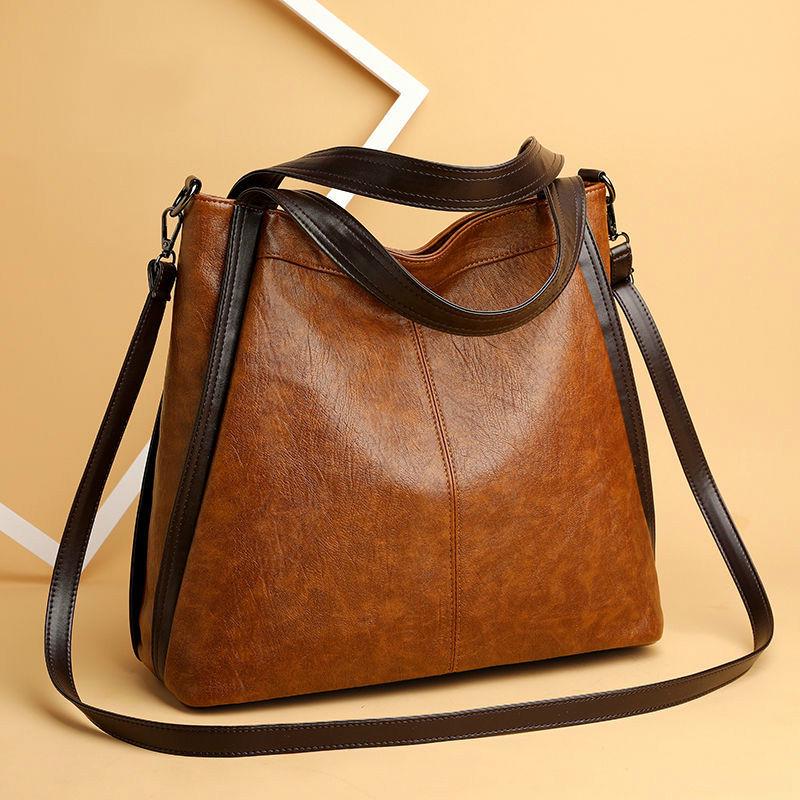 Minimalist Shoulder Diagonal Bag Fashion Retro Tote Bag | Shopee Malaysia