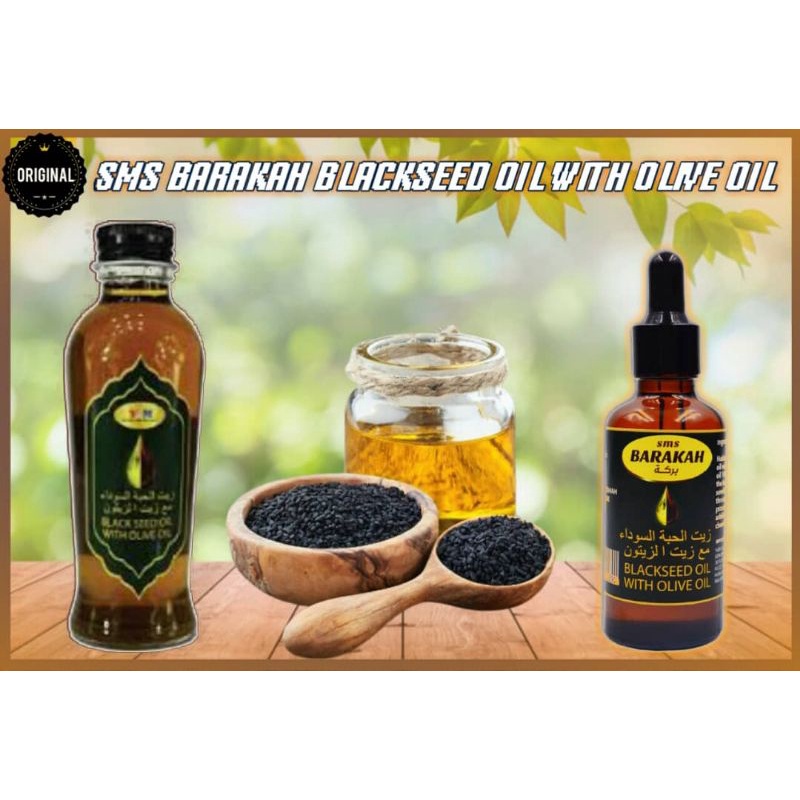 SMS BARAKAH BLACKSEED OIL WITH OLIVE OIL (50ML) - (100ML) | Shopee Malaysia