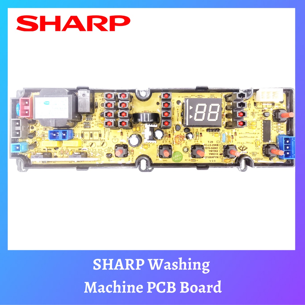 SHARP Washing Machine PCB Board / Papan PCB Mesin Basuh ESX1278 ESX1168 ...