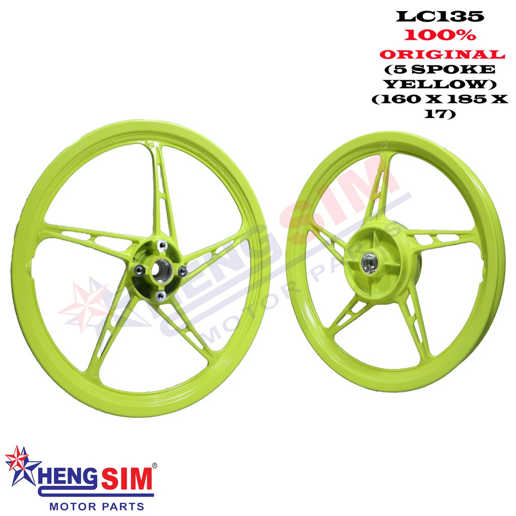 LC135 V1 - V6 / SRL 110 / Z / ZR / 115 / 115 FI (ORIGINAL) SPORT RIM ...