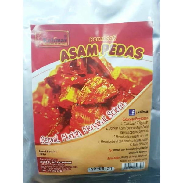 Pes Masakan Segera Pes Kelimas - Asam Pedas Ready Stock | Shopee Malaysia