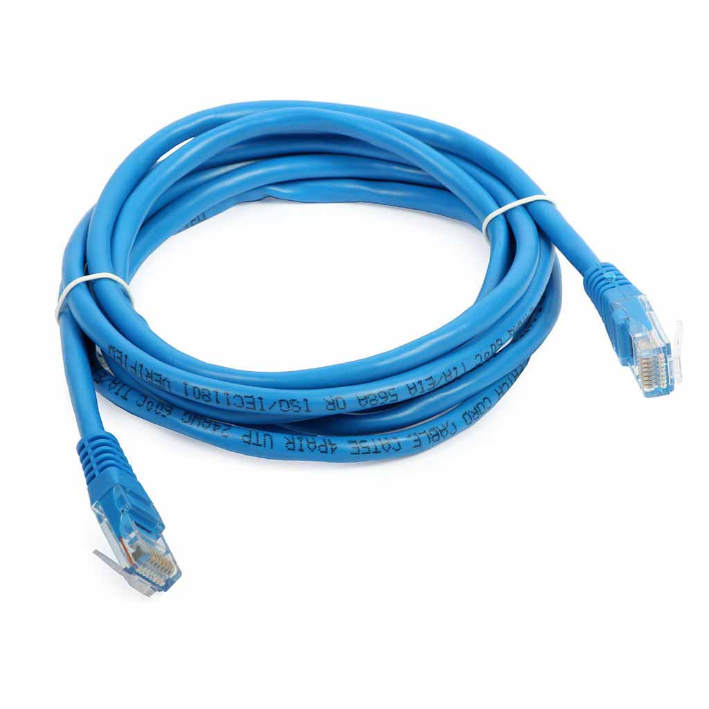Dintek Lan cabling cat6 4pair U/UTP patch cord T568B 5 meters (blue) | Shopee Malaysia