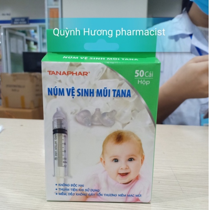 Tana nasal wash nipples, box of 50, soft and flexible, does not damage ...