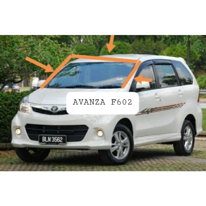TOYOTA AVANZA F652 2012 2013 2014 YEAR FRONT WINDSCREEN RUBBER MOULDING ...