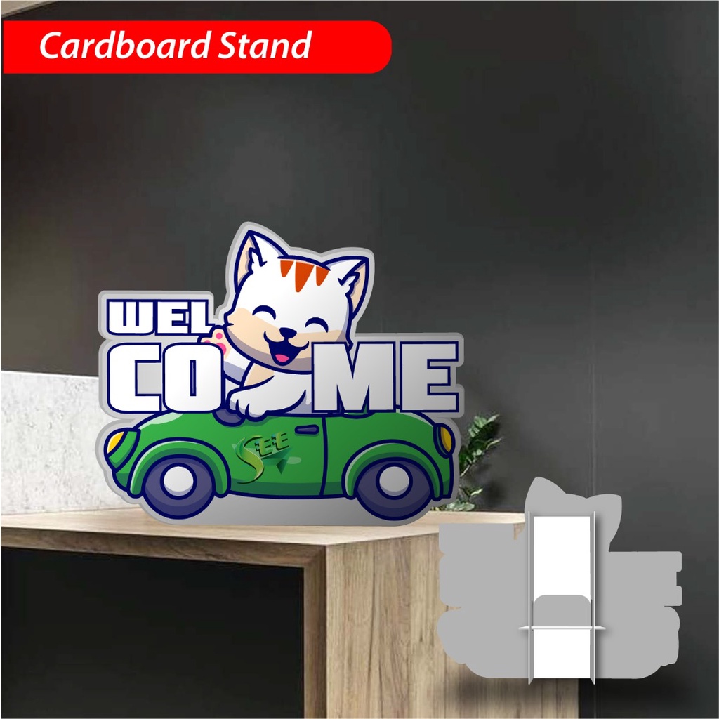 [Custom Made] Cardboard Stand | Shopee Malaysia