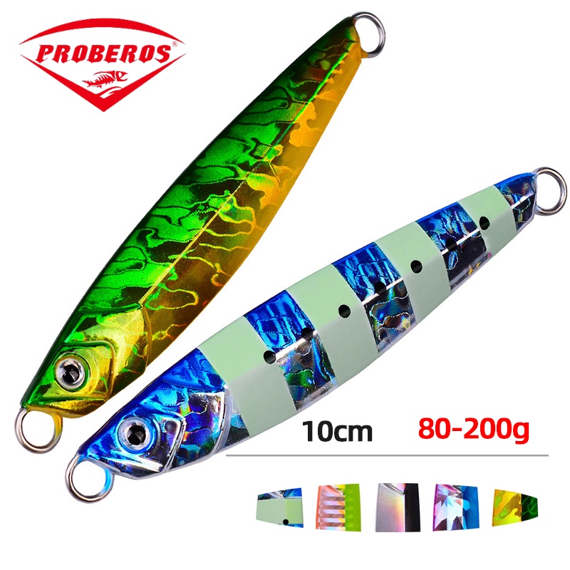 [Ready Ship] Large 80g 100g 200g Seafishing Jigging Lure Fast Speed Jig ...
