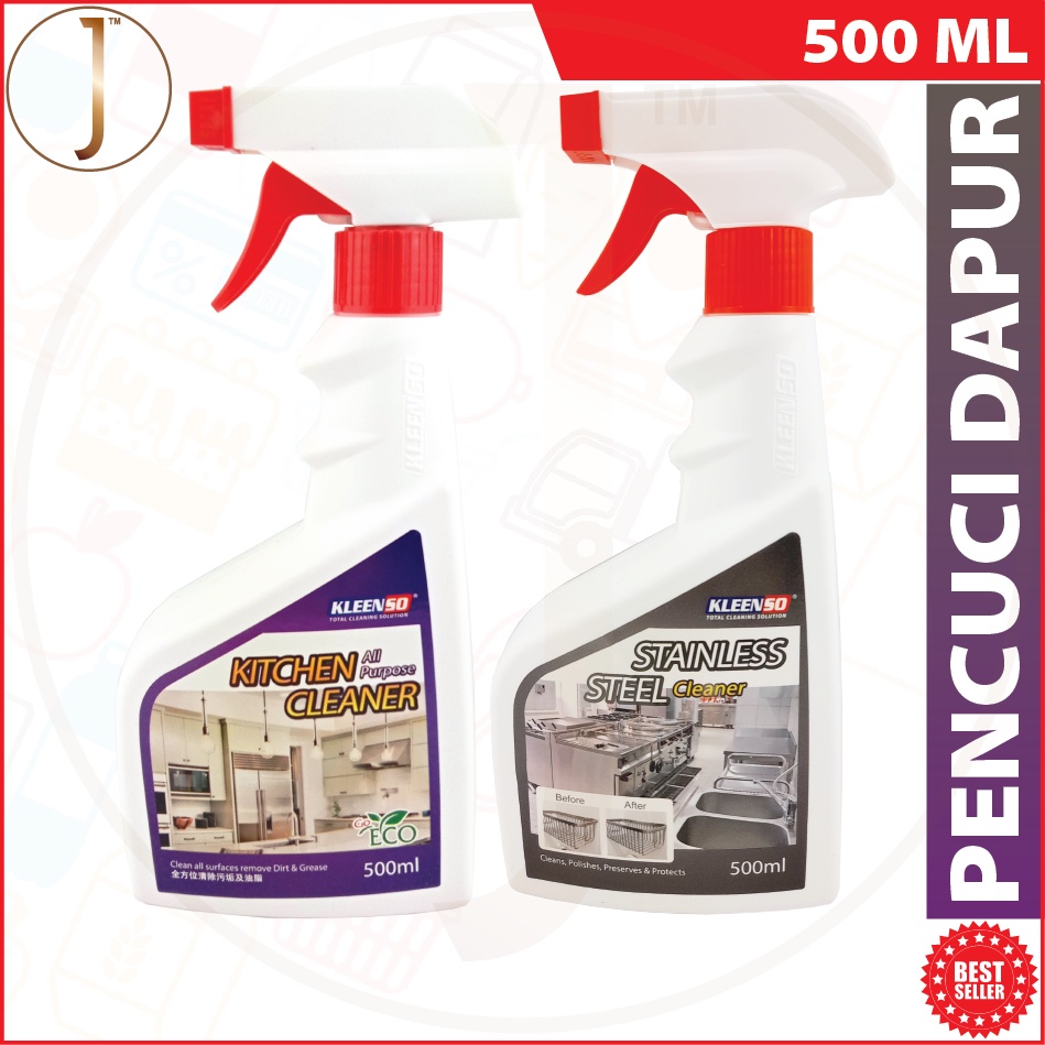 KLEENSO Kitchen All Purpose Stainless Steel Cleaner Pembersih Dapur ...