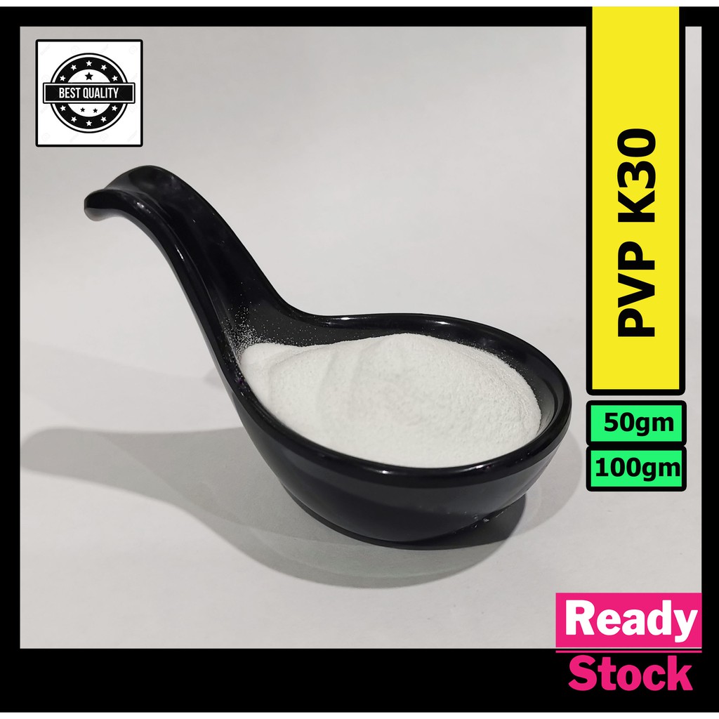 Polyvinylpyrrolidone PVP K30 (Liquid Thickener/ Hair Fixative) | Shopee Malaysia