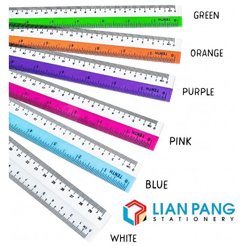 Elastic Straight Plastic Ruler 30cm | Shopee Malaysia
