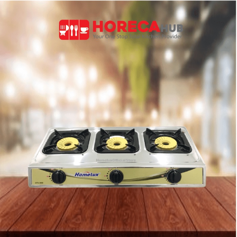 HOMELUX S/S TRIPLE GAS STOVE HTS-3060 (HORECA) | Shopee Malaysia