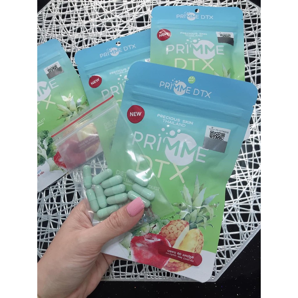 Detox primme DTX genuine (pack of 60 capsules) | Shopee Malaysia