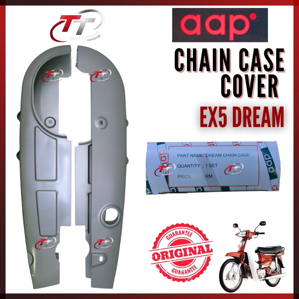 100% ORIGINAL AAP EX5 DREAM PETI RANTAI COVER CHAINCASE BOX CHAIN CASESIAP STICKER ORIGINAL ...