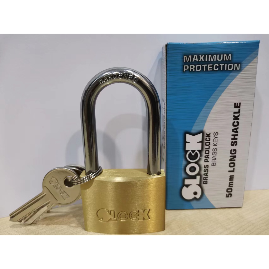 StopLock Stop Lock SLOCK LONG SHACKLE BRASS PADLOCK PAD LOCK 30MM 40MM 50MM ST GUCHI YALE TRI ...