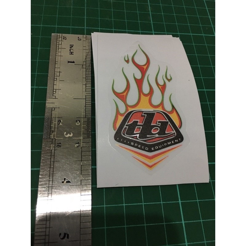 Troy lee designs sticker logo fire | Shopee Malaysia