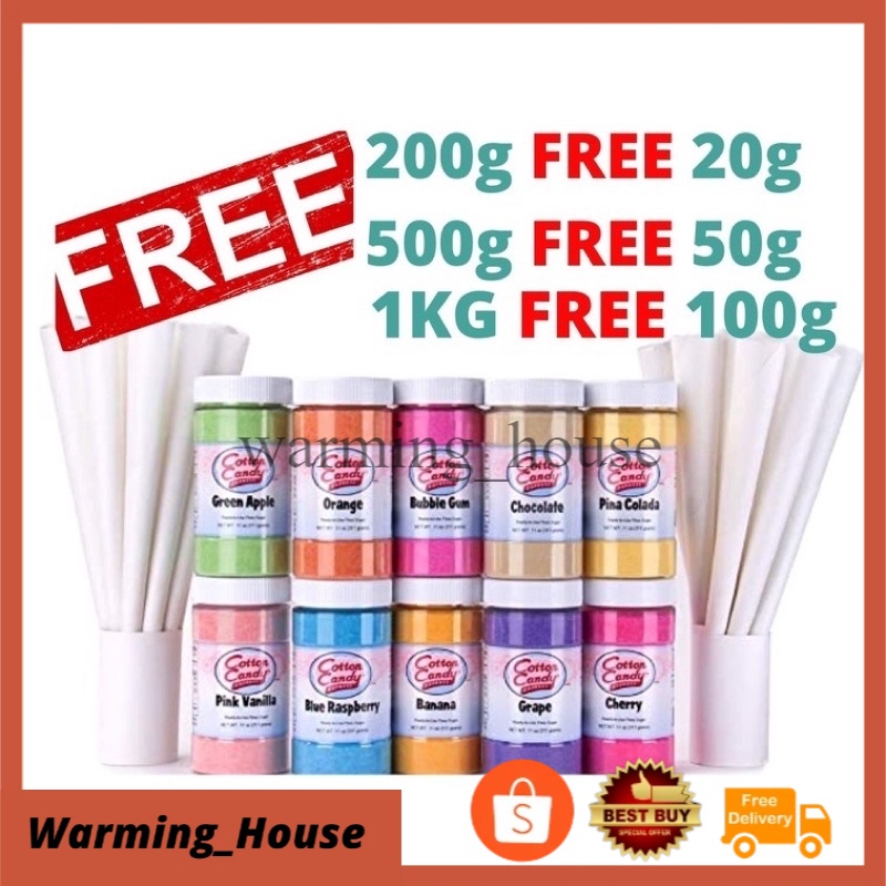 BUY MORE FREE MORE Cotton Candy// Gula Kapas // Sweet Cotton Candy ...