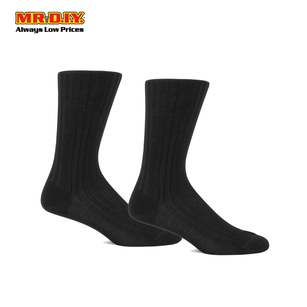(MR.DIY) Student Socks Black (11-13) | Shopee Malaysia