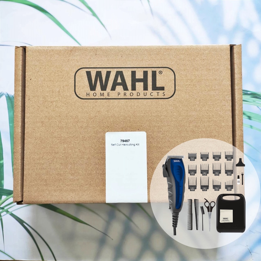 (WAHL)Clipper Self-Cut Personal Haircutting Kit Model 79467 Hair Clippers Compact 22 Pcs ...