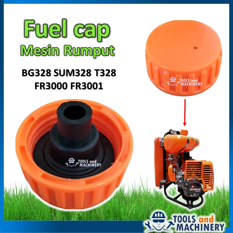 Mesin rumput fuel cap Tanika BG328 FR3001 brush cutter fuel tank 328 ...