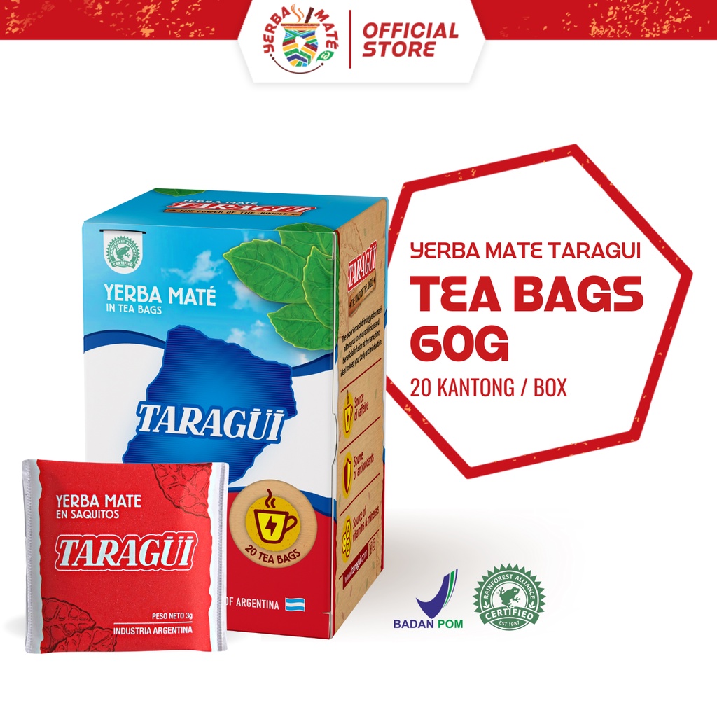 Taragui Yerba Mate Tea Bags 60g | Argentinian Botanical Tea Bags ...