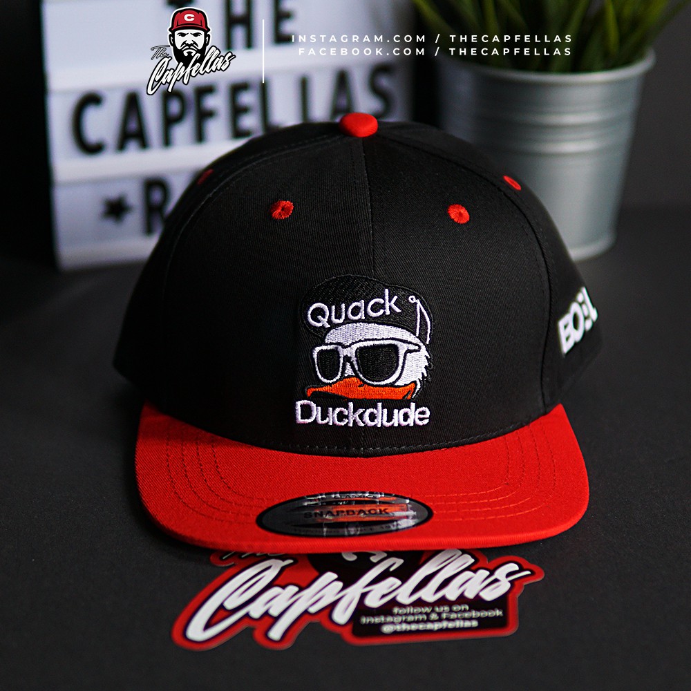 🇲🇾 (Ready Stock!!!!) 🇲🇾 TOPI SNAPBACK QUACK DUCK DUDE BOEL HITAM MERAH ...