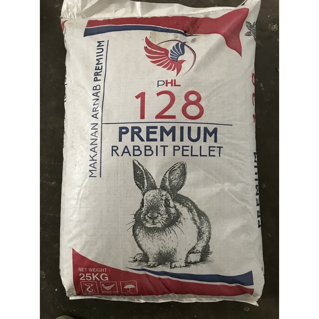 Dedak Arnab Rabbit Pellet Premium Hong Lee 128 25kg | Shopee Malaysia