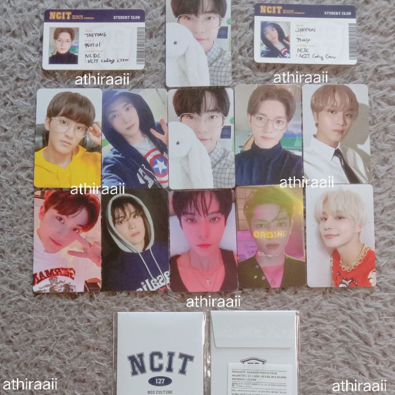 Pc PHOTOPACK NCIT SET 127doyoung TAEYONG Id Card Day Night ver | Shopee ...