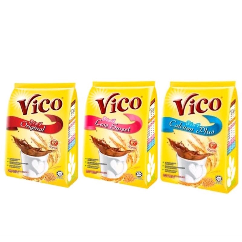 VICO Chocolate Malt Drink 3-in-1 Original / Salted Caramel | Shopee ...