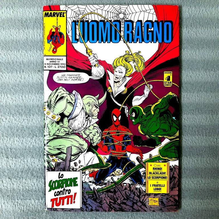 L'uomo Ragno #107 (Amazing Spider-man #319) Italian (Marvel Comics) HTF ...
