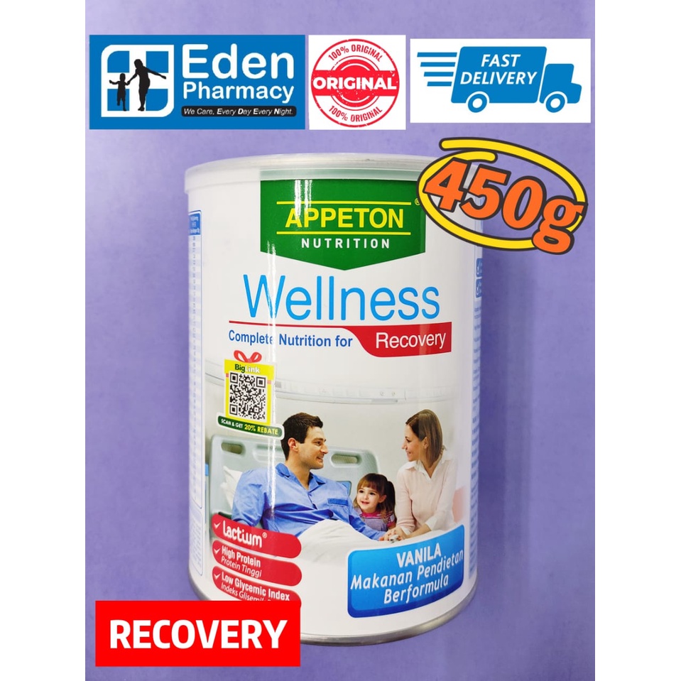 Appeton Wellness Recovery Vanilla Nutrition Milk ( 450g ) | Shopee Malaysia