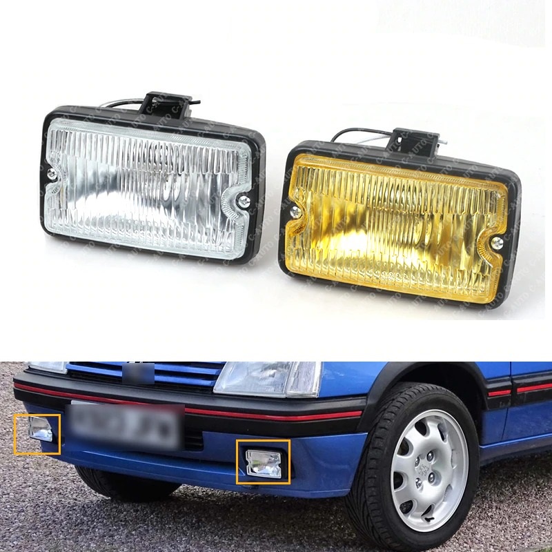 Collab 1pc PEUGEOT 205 12V Front Fog Lamp Light Spotlight Driving Light ...