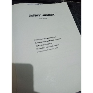 CALCULUS 1 WORKBOOK (uitm) | Shopee Malaysia