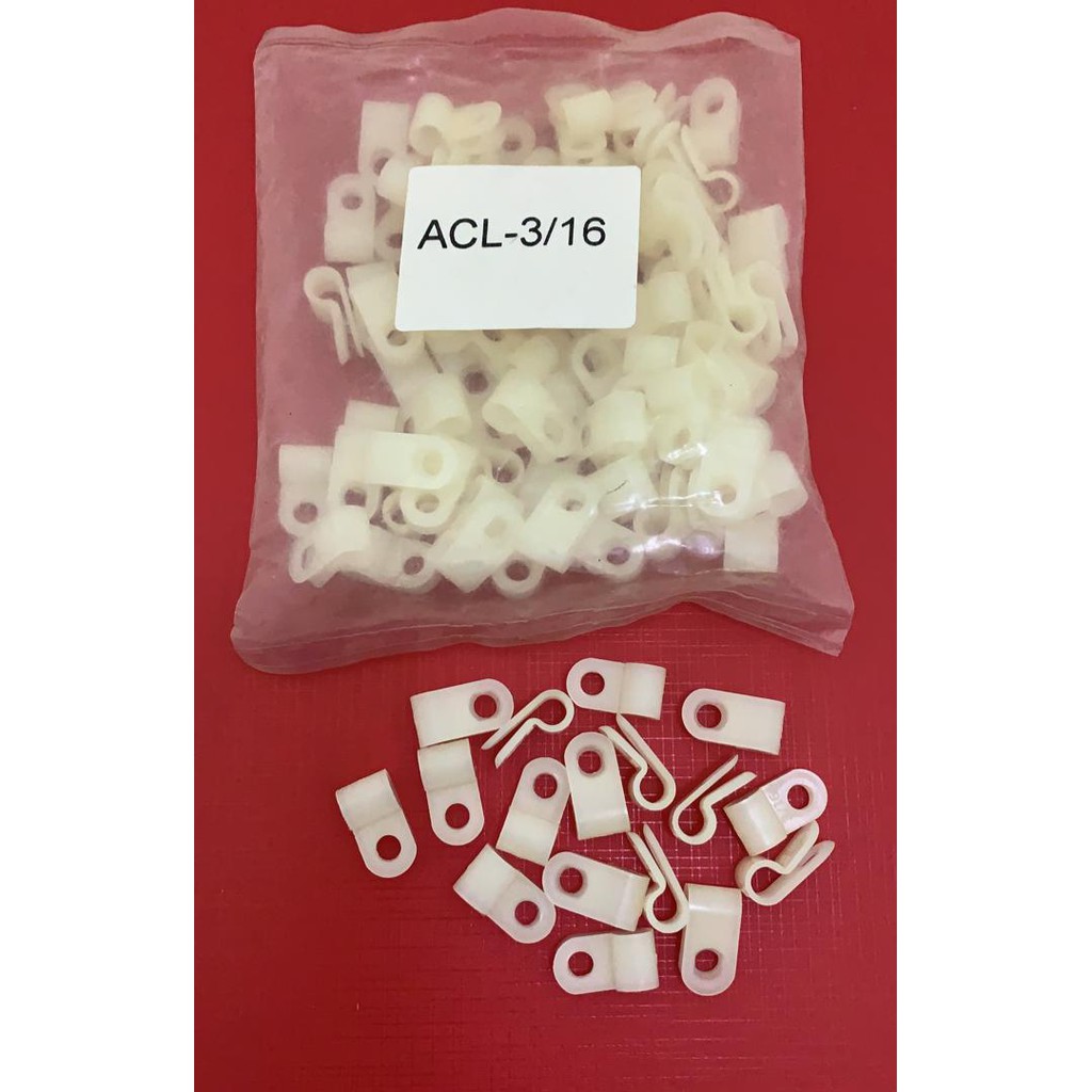 3/16 R Type Cable Clamp Nylon (100pcs) | Shopee Malaysia