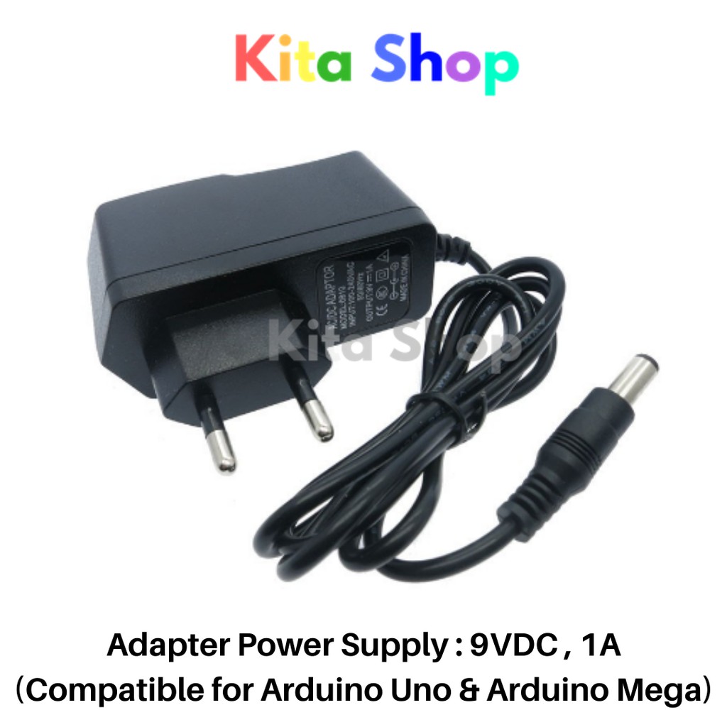 9V DC Adapter Power Supply : (Compatible for Arduino Uno & Arduino Mega ...