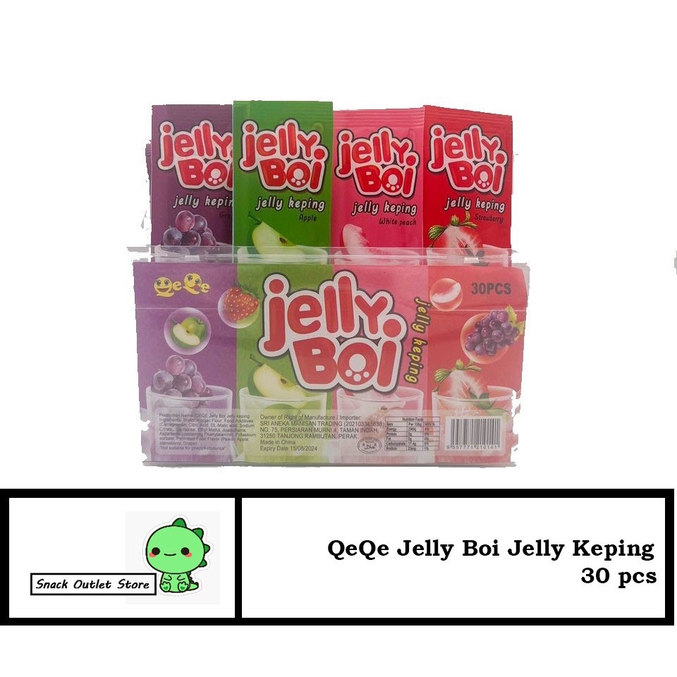 [Ready Stock] (Halal) QeQe Jelly Boi Jelly Keping 30pcs | Shopee Malaysia
