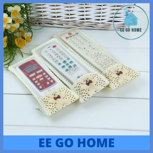 1pcs Fabric Air Conditioning Protective Cover Case Dustproof TV Remote ...
