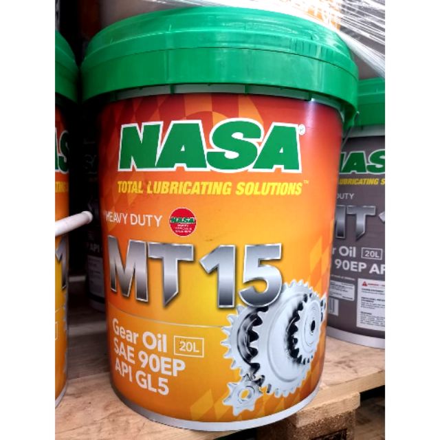 READY STOCK NASA GEAR OIL 20 Liter Minyak Gear Heavy Duty SAE 90EP API ...