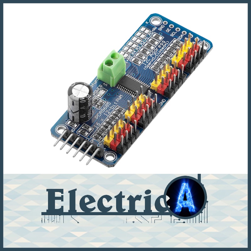 PCA9685 16 Channel 12 bit I2C PWM Servo Driver For Arduino Raspberry pi ...