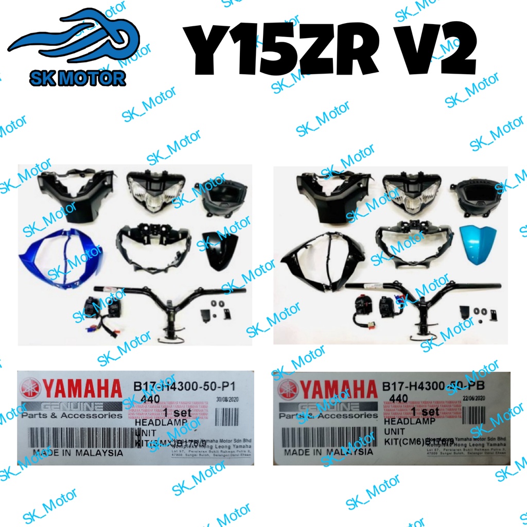 Yamaha Y15ZR Y15 YSUKU V2 Original Head Lamp Head Light Set (CM6 ...
