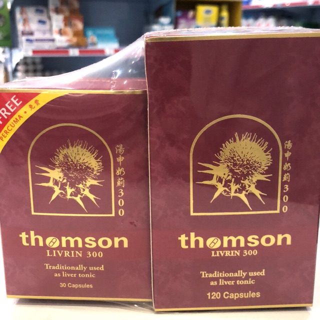 Thomson Livrin 300mg 120’s plus 30’s | Shopee Malaysia