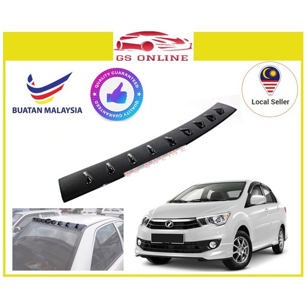 Perodua Bezza 2016-2020 Vortex Generator Shark Fin Aerodynamic Rear Top ...