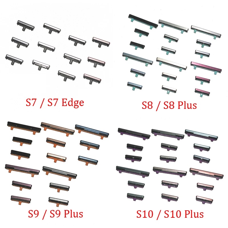 Power On Off Bixby Button Out Side Volume Up Down Key For Samsung S7 S8 ...