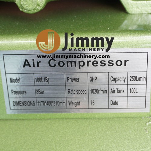 Fujisan Air Compressor 100 Litre 2hp 100L 8 Bar Pressure Belt Driven ...