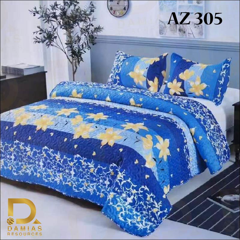 Home and Living All Seasons Bed Sheet Cadar Hamparan Patchwork Set 3 in 1 Queen Size Soft Cozy ...