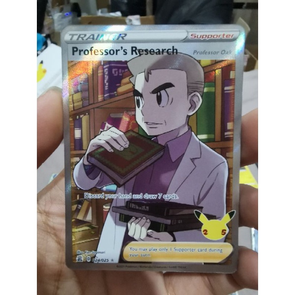 Pokemon TCG trading card Professor's Research - 24/25 - Full Art Ultra ...
