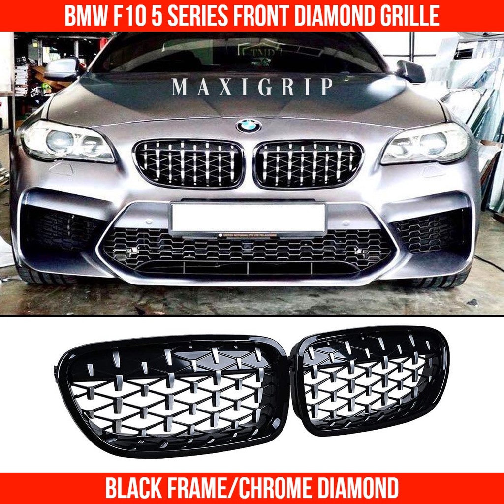 BMW F10 Front diamond grille kidney grille M grille bmw 5 series F10 ...