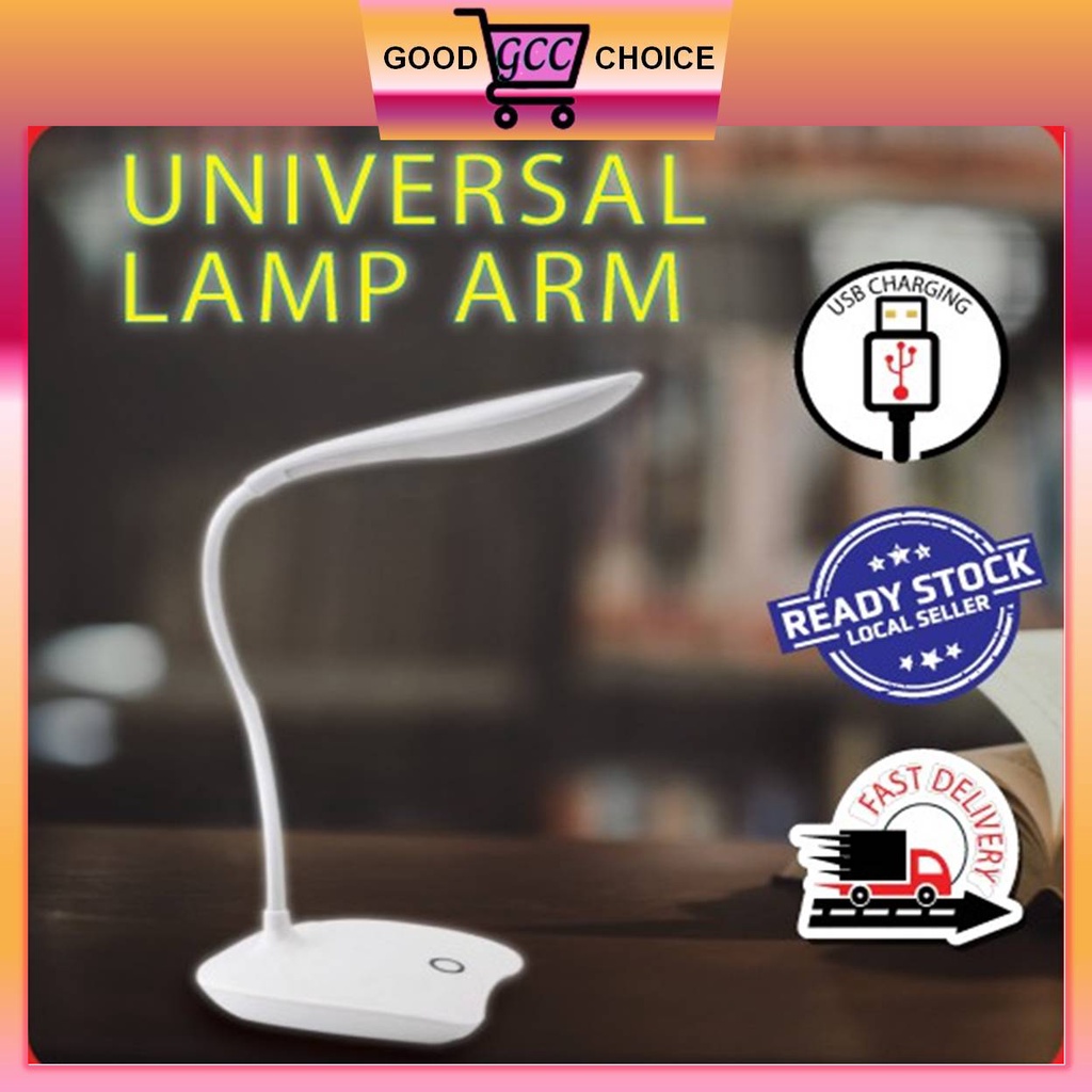 [Ready Stock] LED USB Table Lamp Rechargeable, Meja Lampu, Eye ...