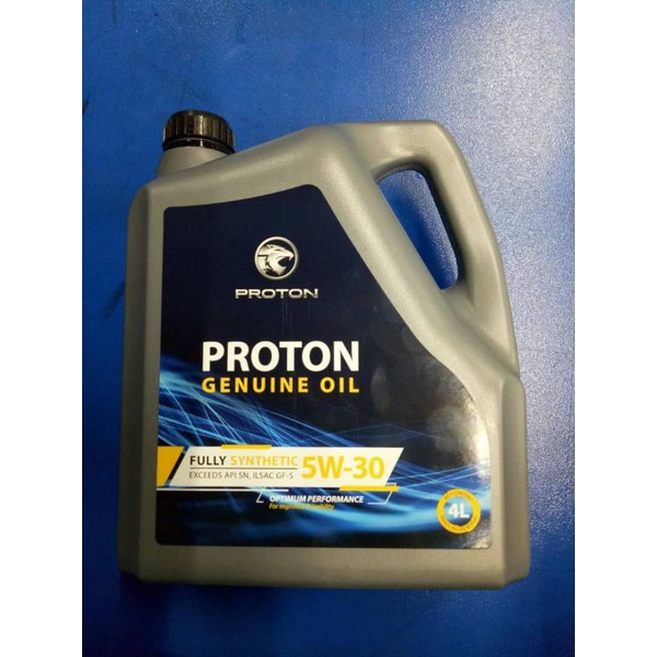 PROTON GENUINE OIL 5W-30 FILLY SYNTHETIC | Shopee Malaysia